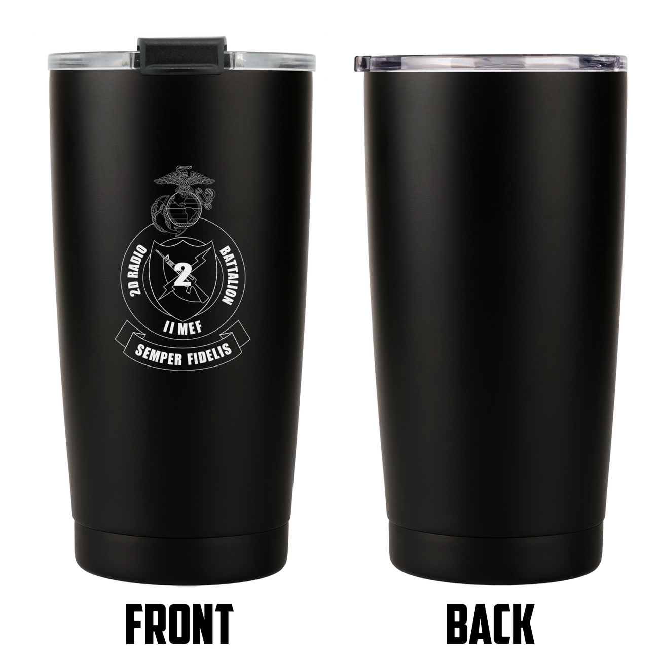 2D Radio Bn USMC Tumbler- 20 Oz