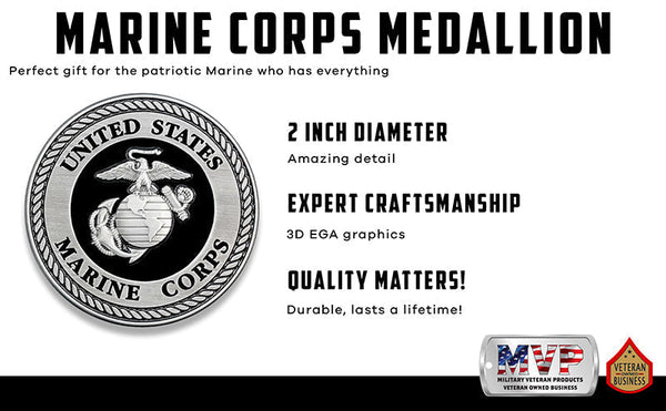 USMC Medallion – 3.5 Inches – Marine Corps EGA Emblem