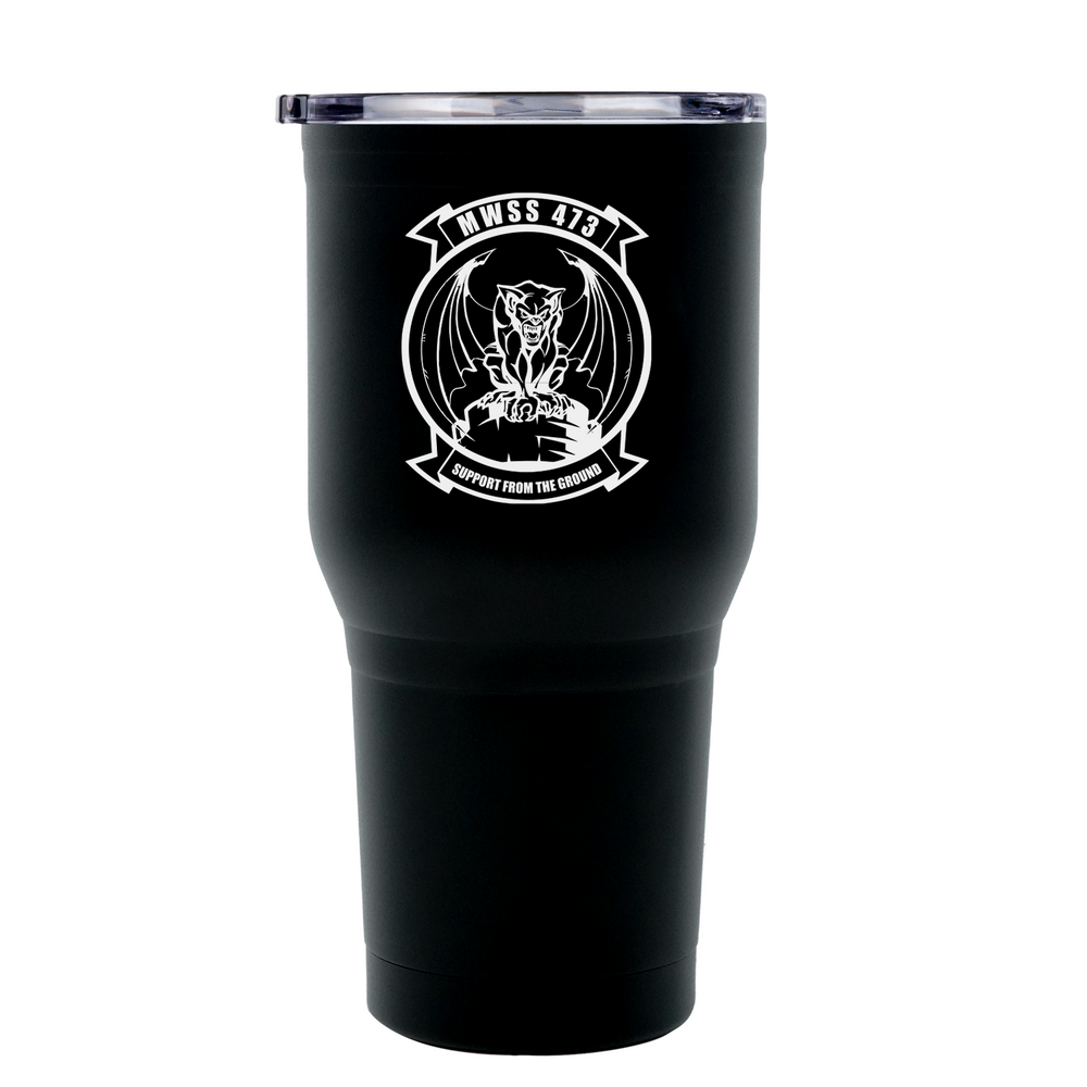 MWSS-473 USMC Insulated Tumbler Cup - Marine Corps Gifts