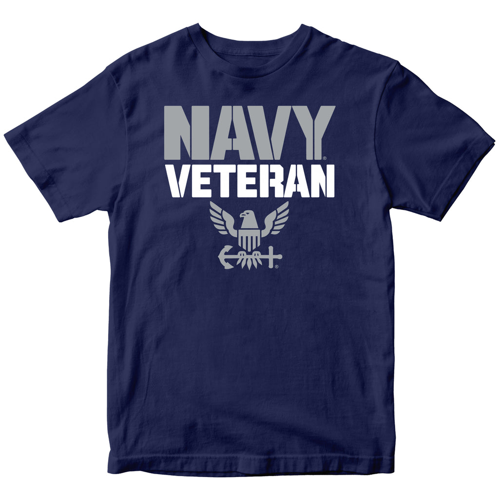 U.S. Navy Block Veteran T-Shirt | Military Veteran Products