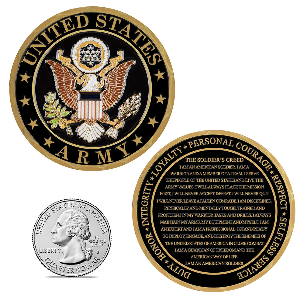 US Army - Soldier's Creed Challenge Coin