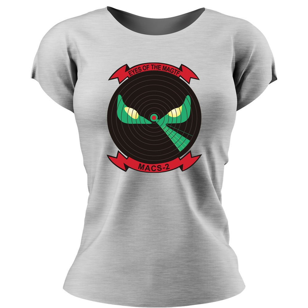 Marine Air Control Squadron-2 (MACS-2) Women's Unit Logo T-Shirt
