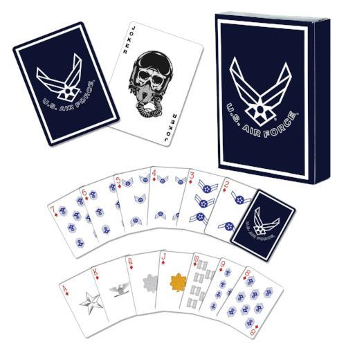 Air Force Playing Cards with Dice USAF Gift Set – Military Veteran Products