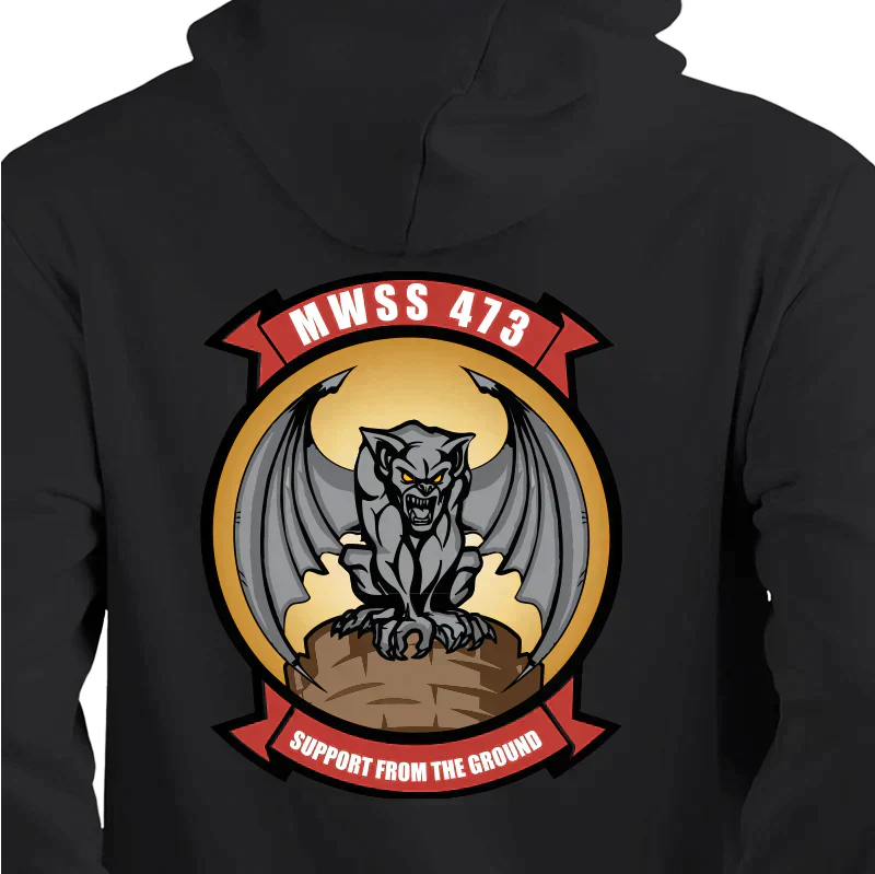 MWSS-473 Unit Hoodie-USMC Unit Hoodie USMC Gifts – Military Veteran ...