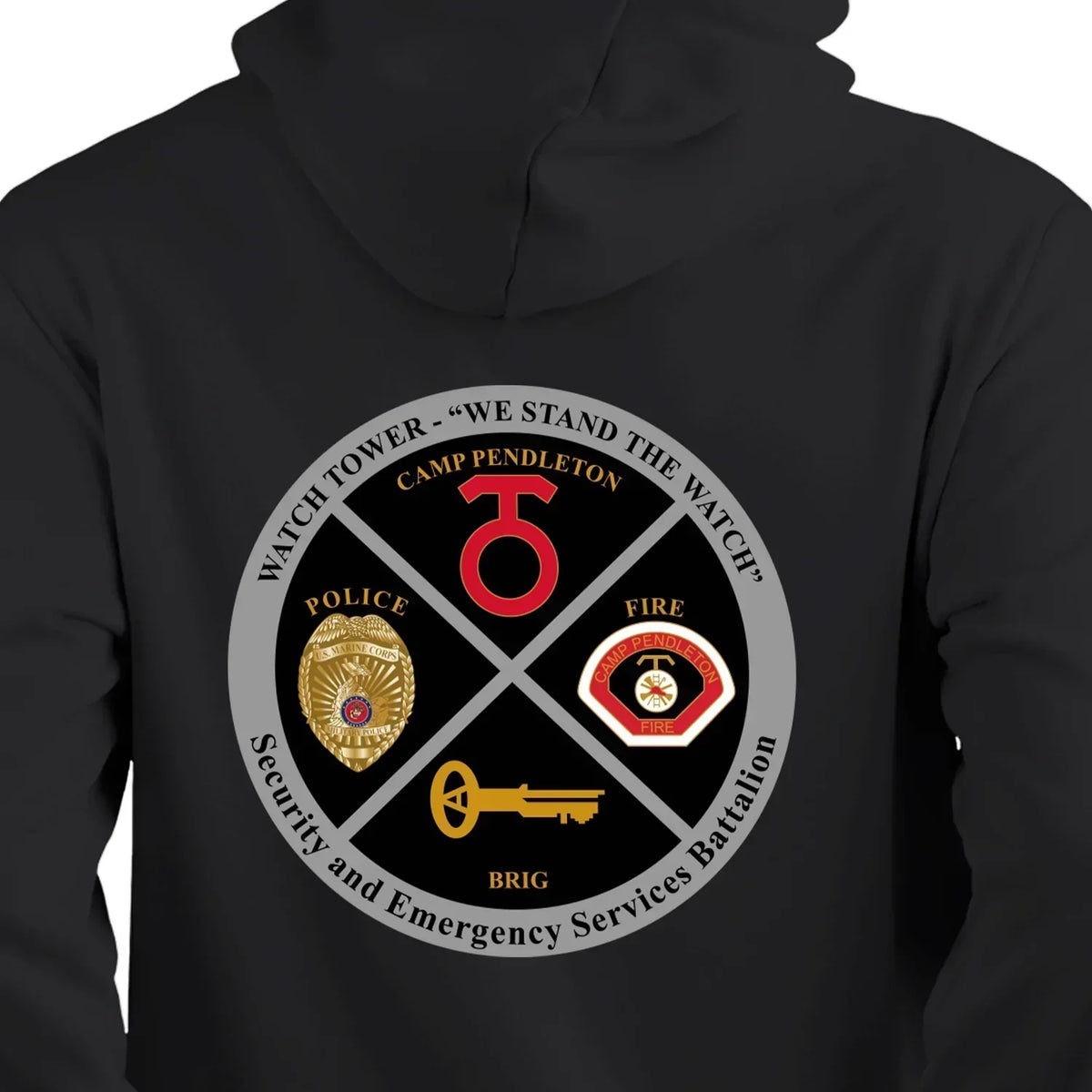 Security and Emergency Services BN (SES BN) USMC Unit Hoodie – Military ...
