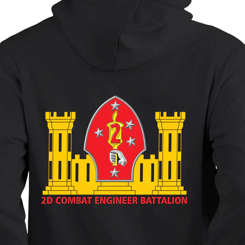 2nd Combat Engineer Bn Unit Sweatshirt - 2nd CEB Logo – Military ...