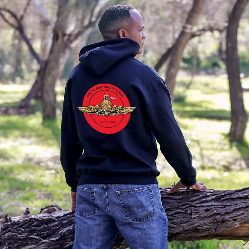 Marine Corps Force Recon USMC Unit Hoodie - USMC Gifts – Military ...