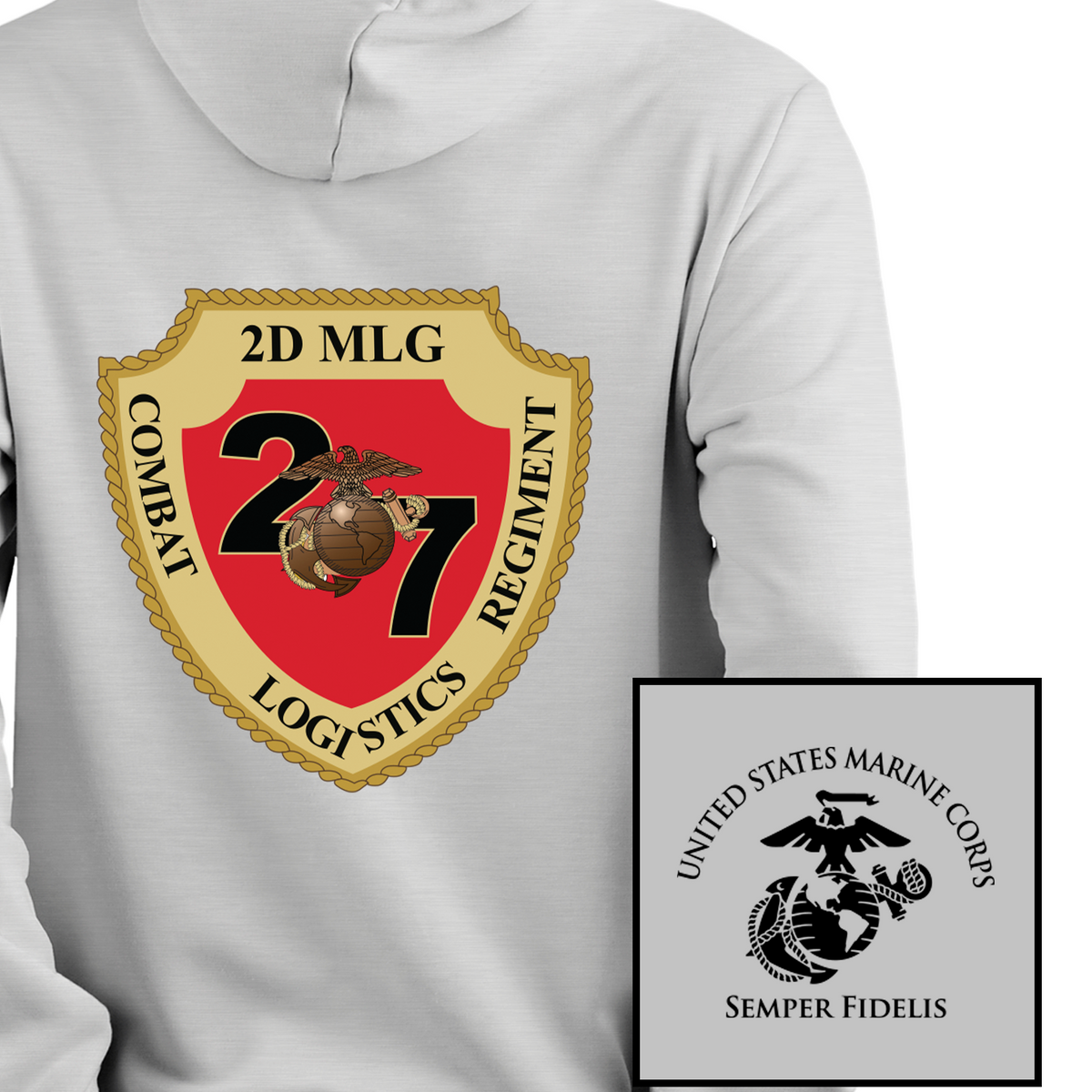 CLR-27 USMC Unit Hoodie – Military Veteran Products
