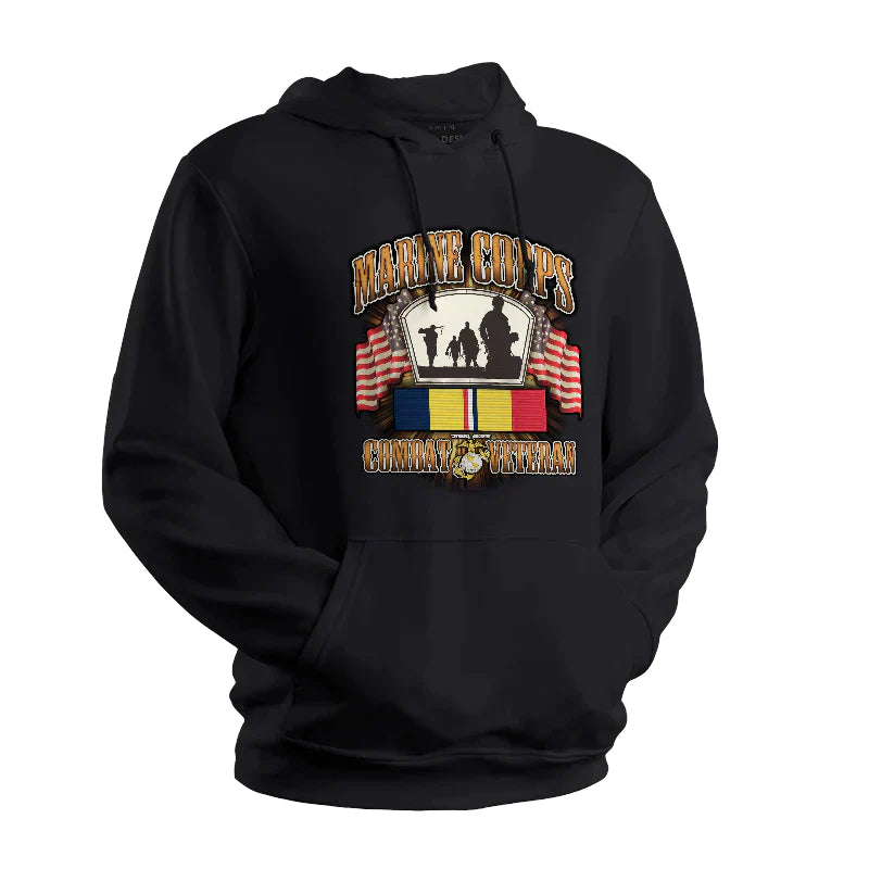 USMC Marines - Combat Ribbon Veteran Sweatshirt