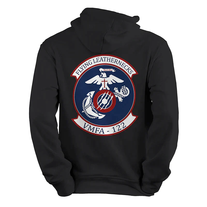 VMFA-122 USMC Unit Hoodie – Military Veteran Products